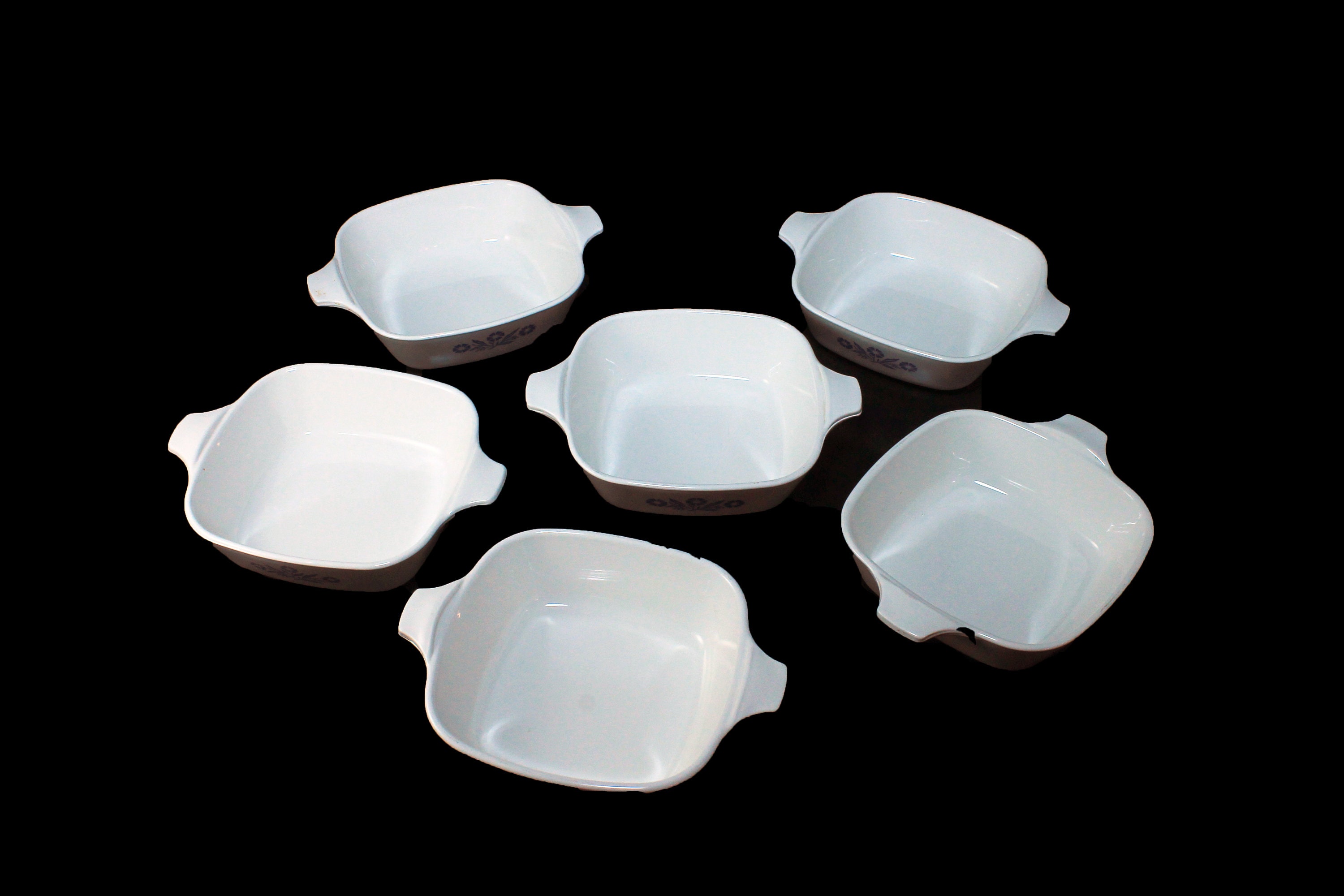 Corning Ware Petite Pans, Cornflower, Individual Casserole, Dinnerware ...