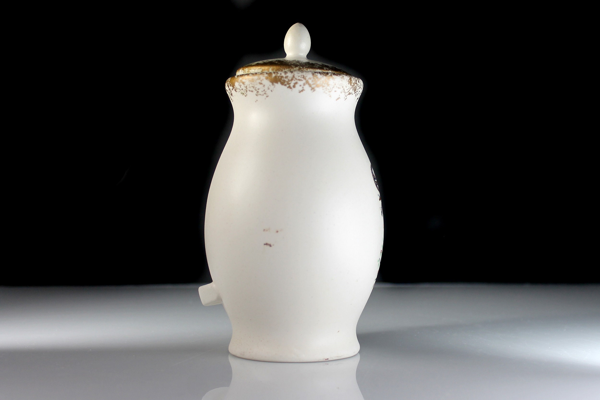 Instant Coffee Jar, Coffee Canister, Embossed, Porcelain, Container ...