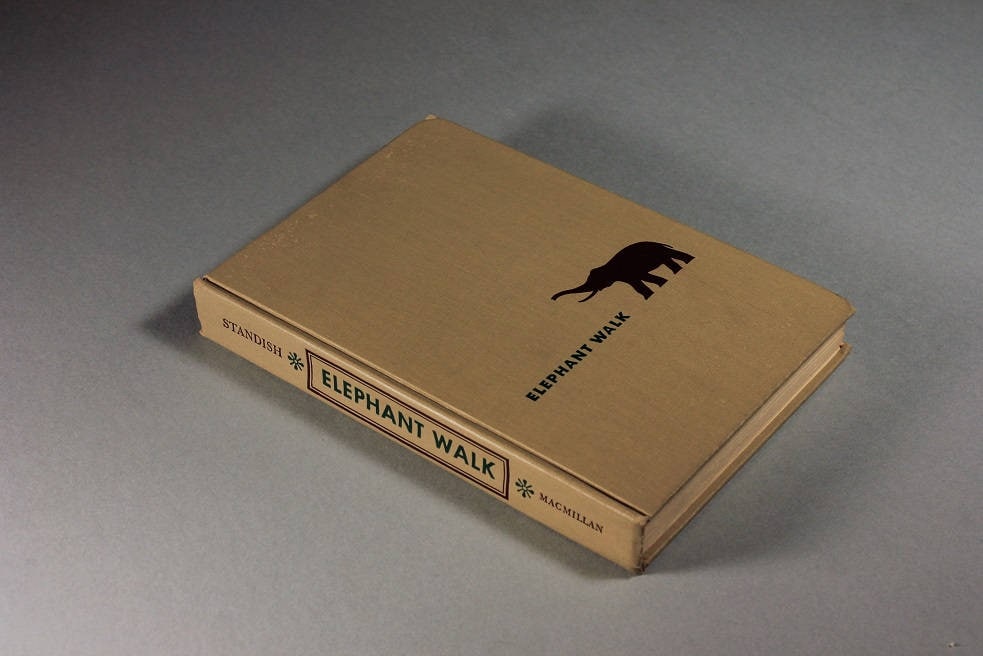 1949 Hardcover Book, Elephant Walk, Robert Standish, Fiction ...