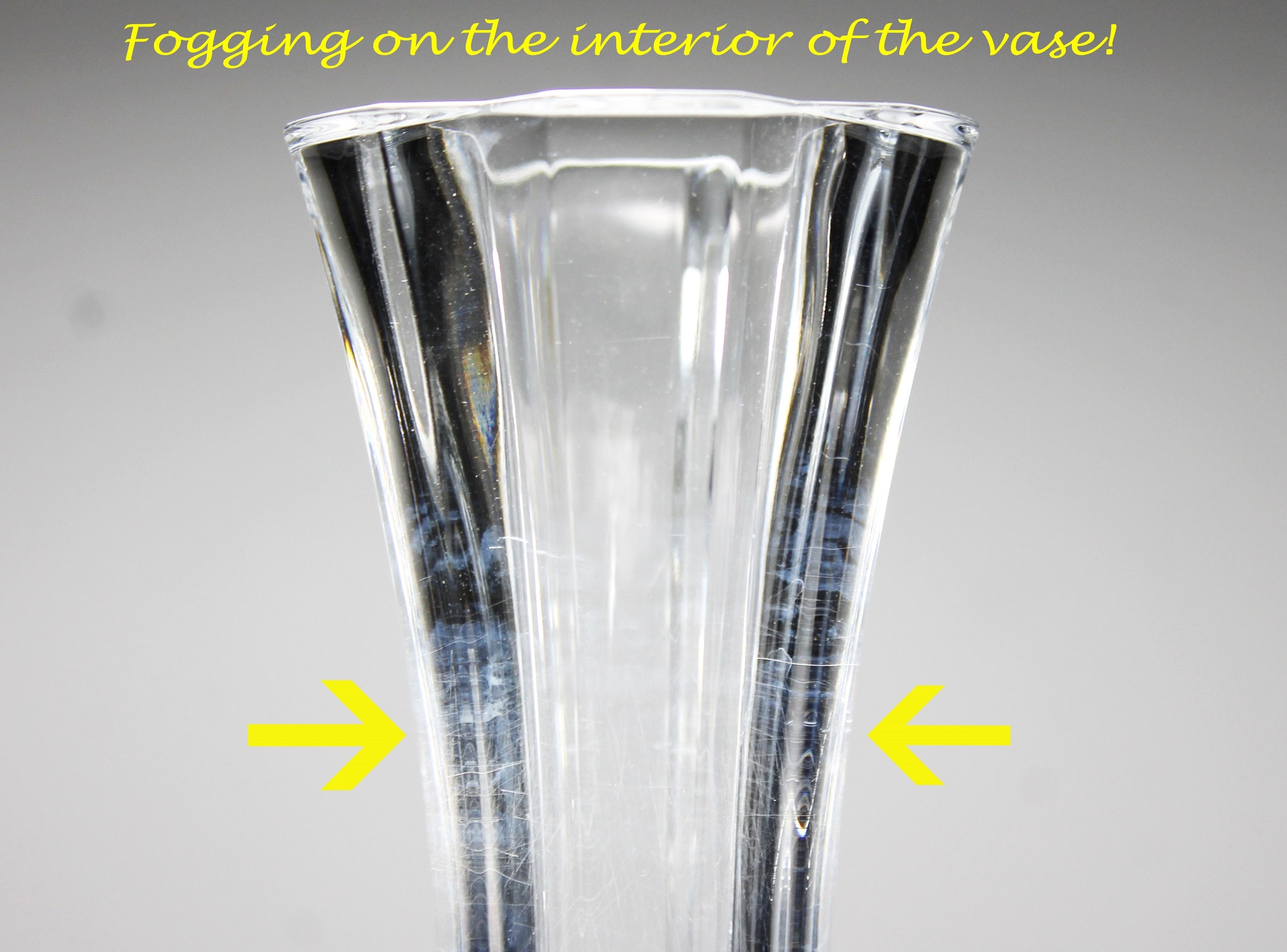Crystal Footed Vase, Cristal D'Arques-Durand, Bonneval, Vertical and ...