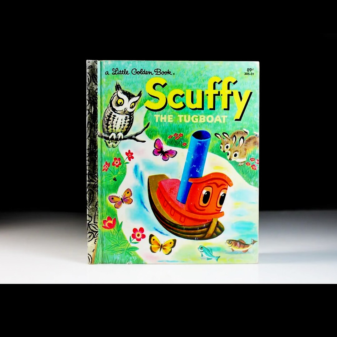 Children's Golden Book, Scuffy the Tugboat, Children's Story ...