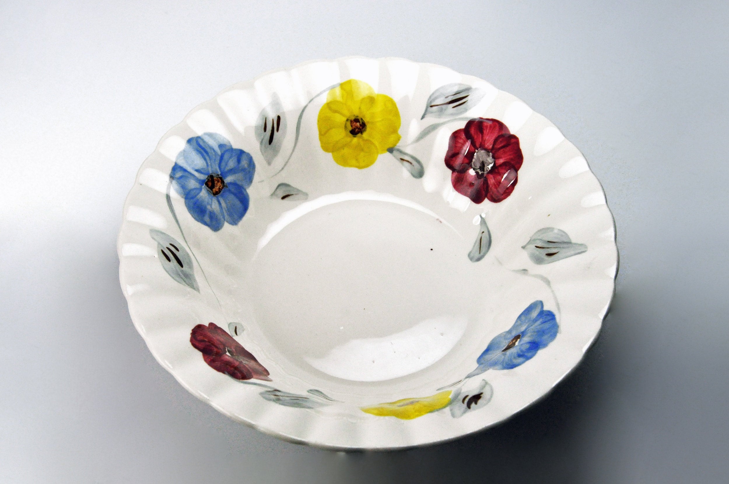 Vegetable Bowl, Blue Ridge Southern Pottery, Annadel, Floral, Colonial ...