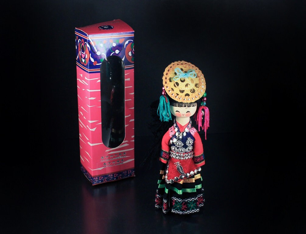 Collectible Peg Doll Figurine, Chinese, Oriental, Statue, Asian, 7.5 ...