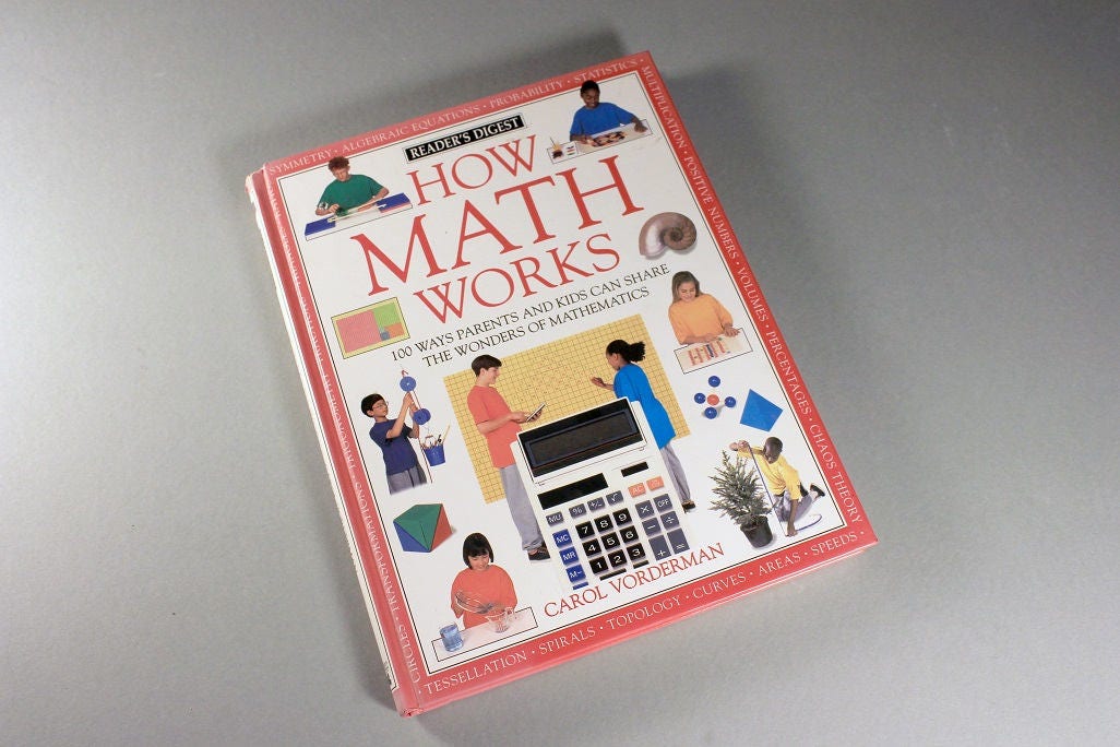 Children's Hardcover Book, How Math Works, Carol Vorderman, Educational ...