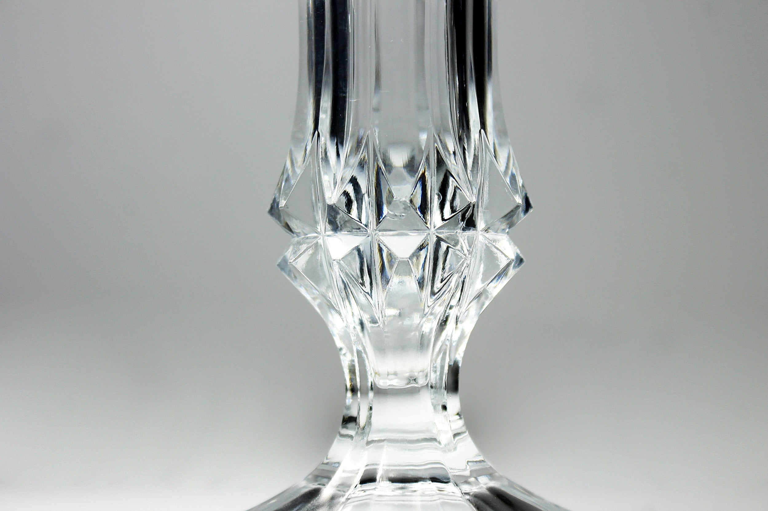 Crystal Footed Vase, Cristal D'Arques-Durand, Bonneval, Vertical and ...