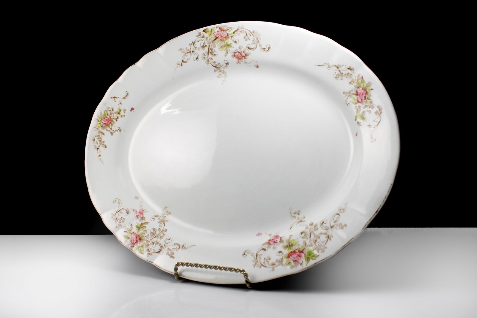 Antique Platter Severn 1898 the Crescent Pottery Trenton - Etsy