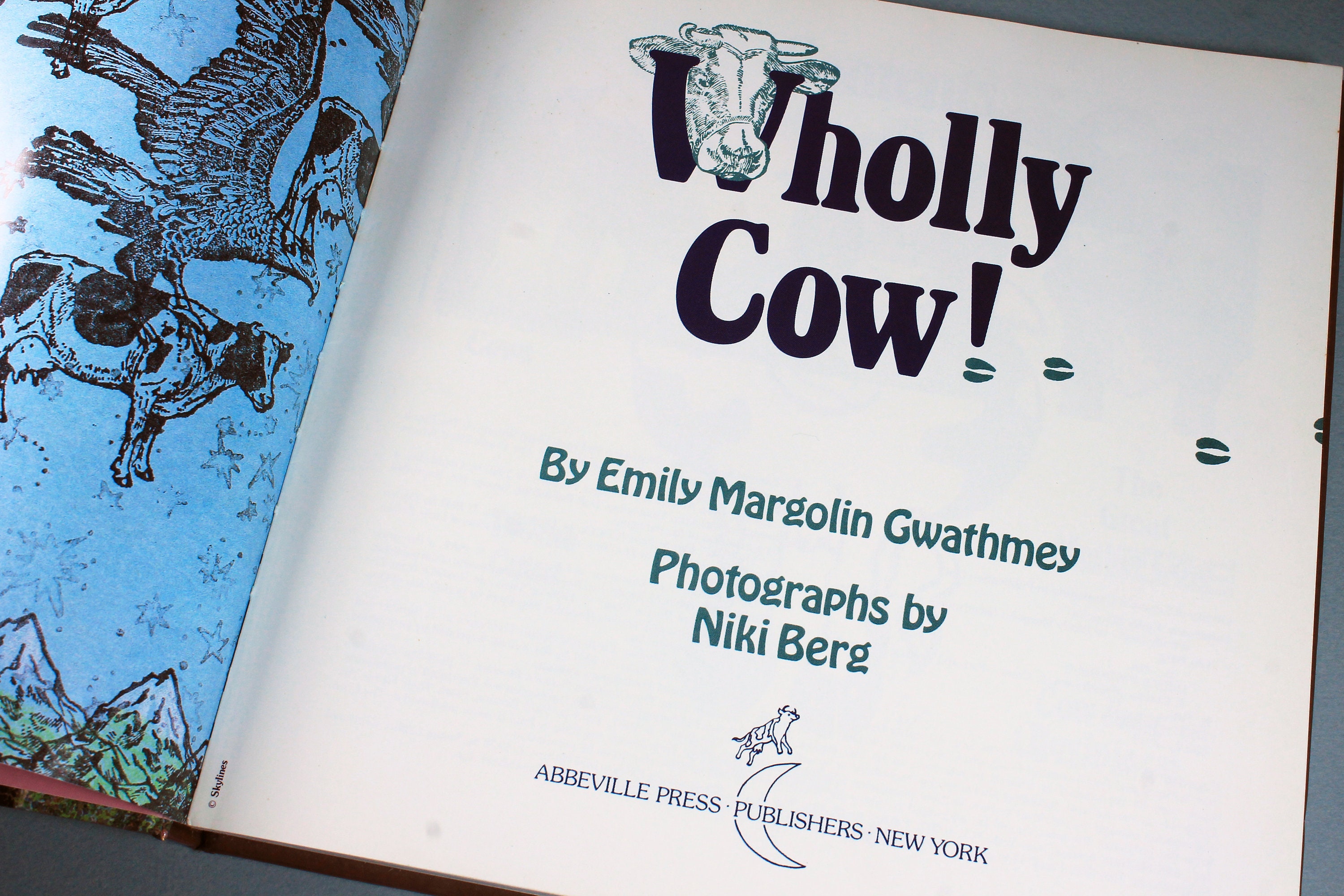 Wholly Cow, Emily Gwathmey, First Edition, Hardcover, 1988, Reference ...