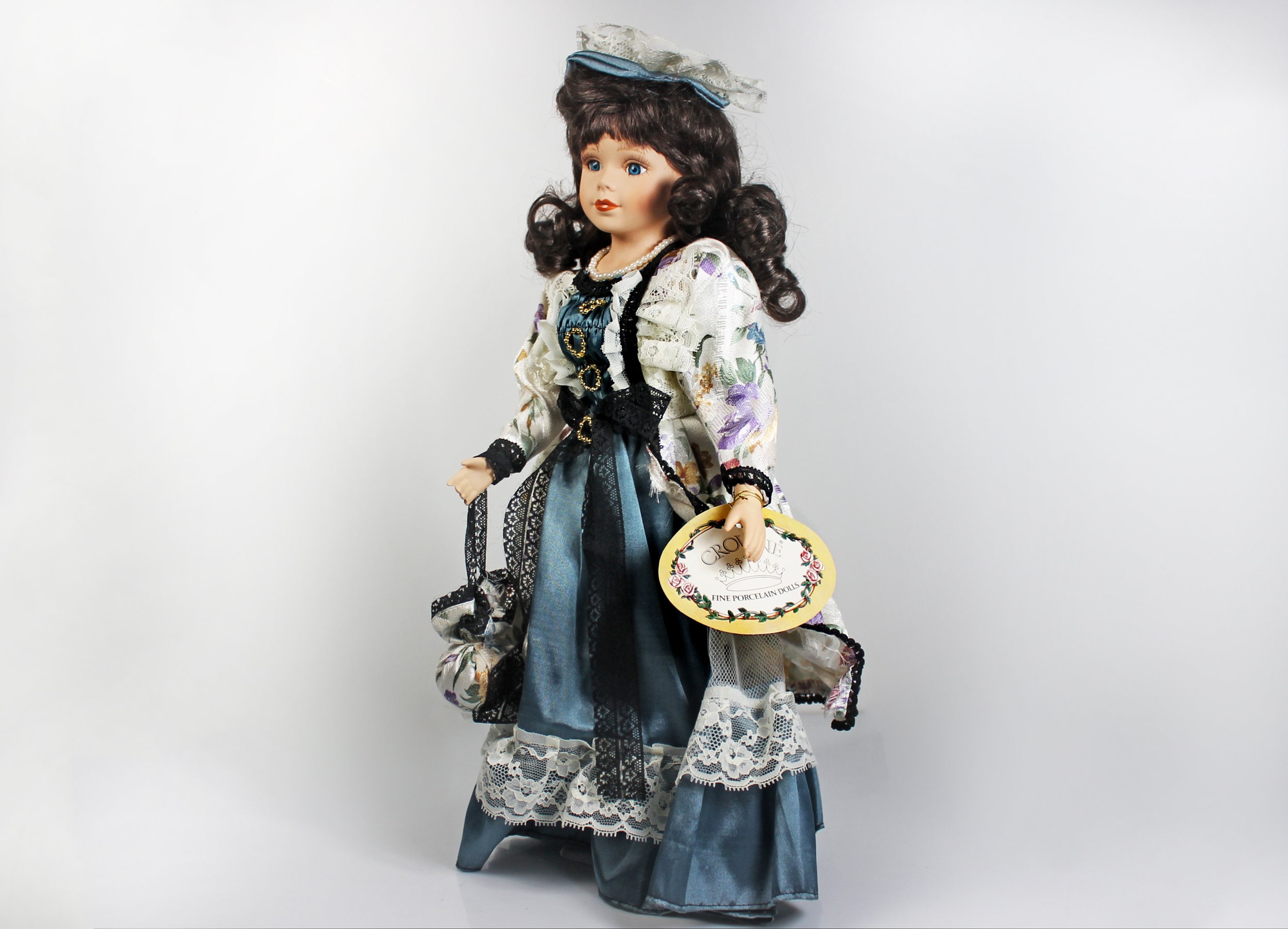 Porcelain Doll, Crowne, Shelley, Artmark Chicago Ltd, 17 Inch Doll ...
