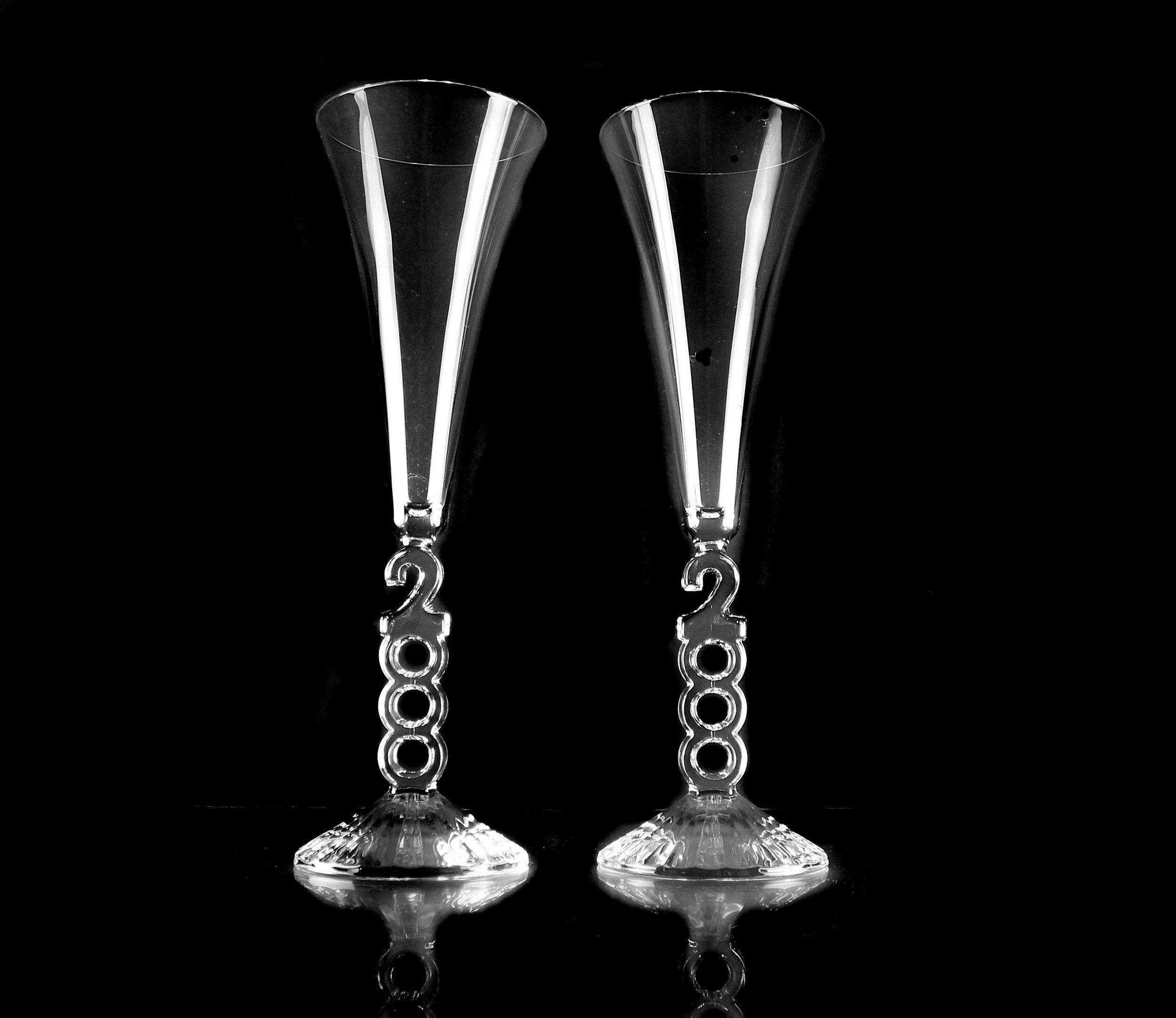 Crystal Toasting Flutes, Cristal d'Arques, Millennium, Champagne Flutes ...