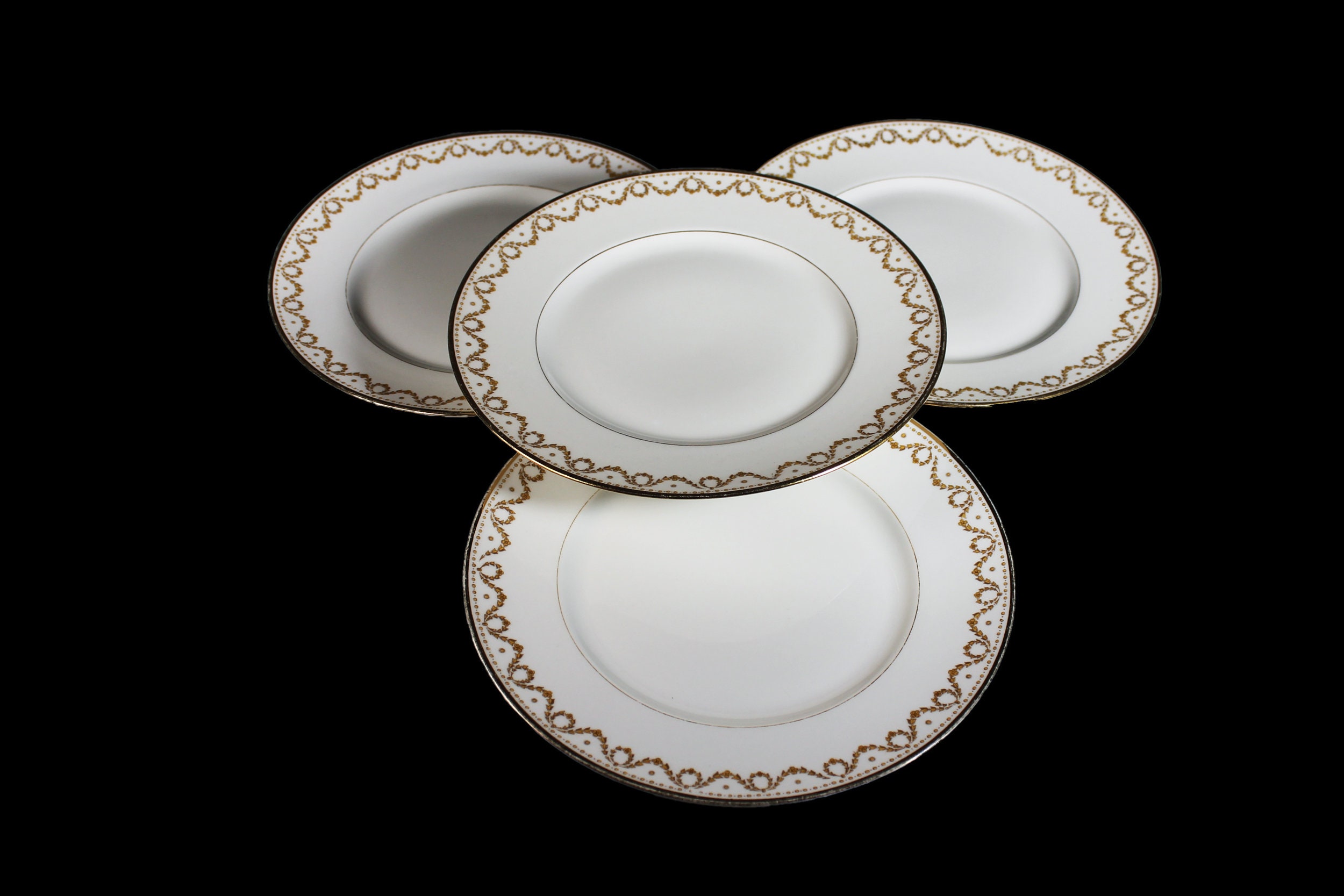 Antique Dessert or Pie Plates, Bernardaud China, B and Co, Limoges ...