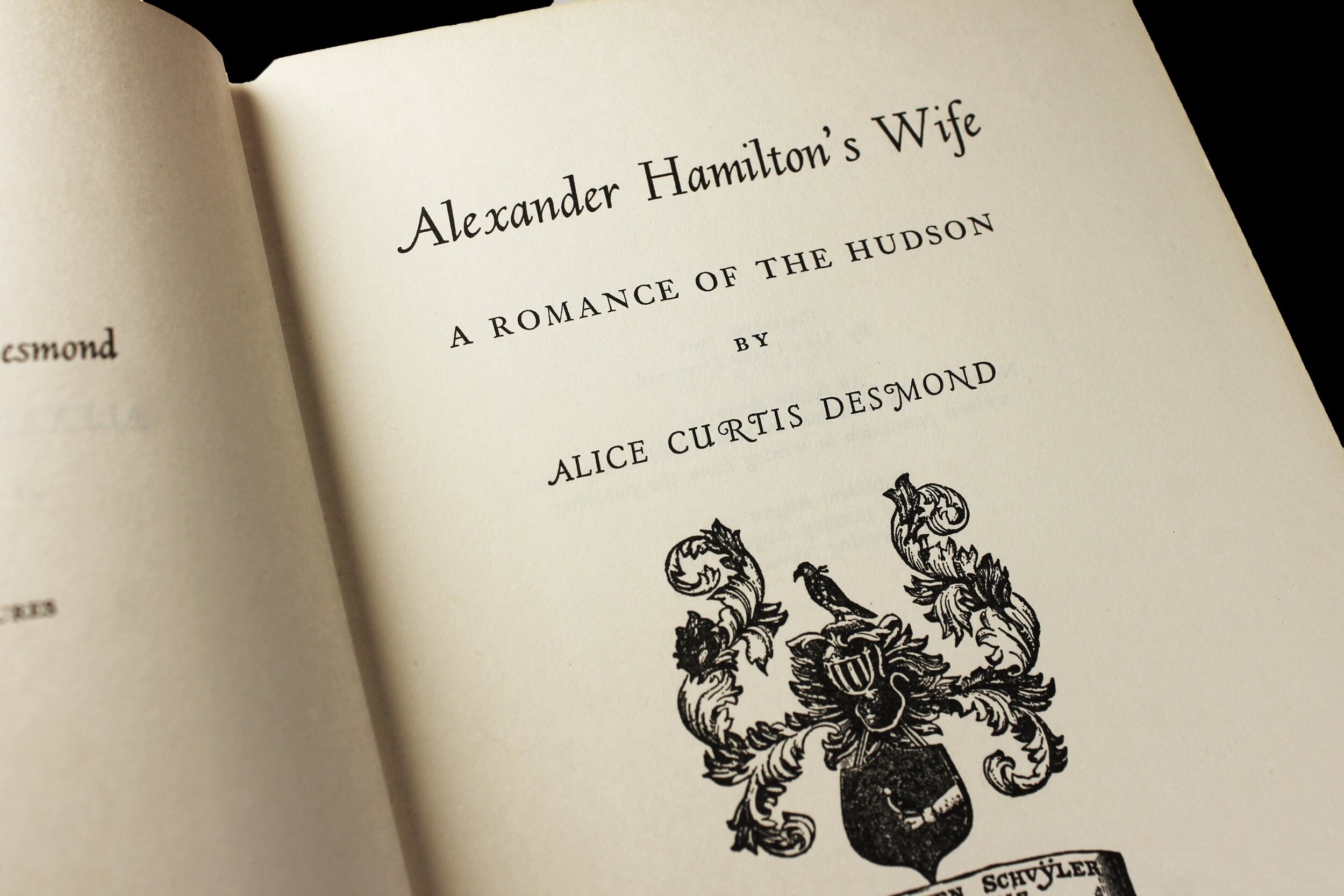 Hardcover Book, Alexander Hamilton's Wife, Alice Curtis Desmond ...
