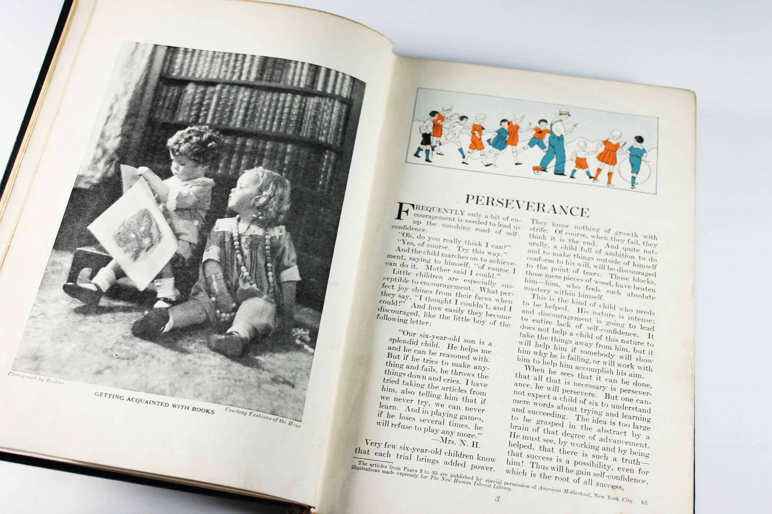 1930 Hardcover Book, New Human Interest Library, The Child and His ...