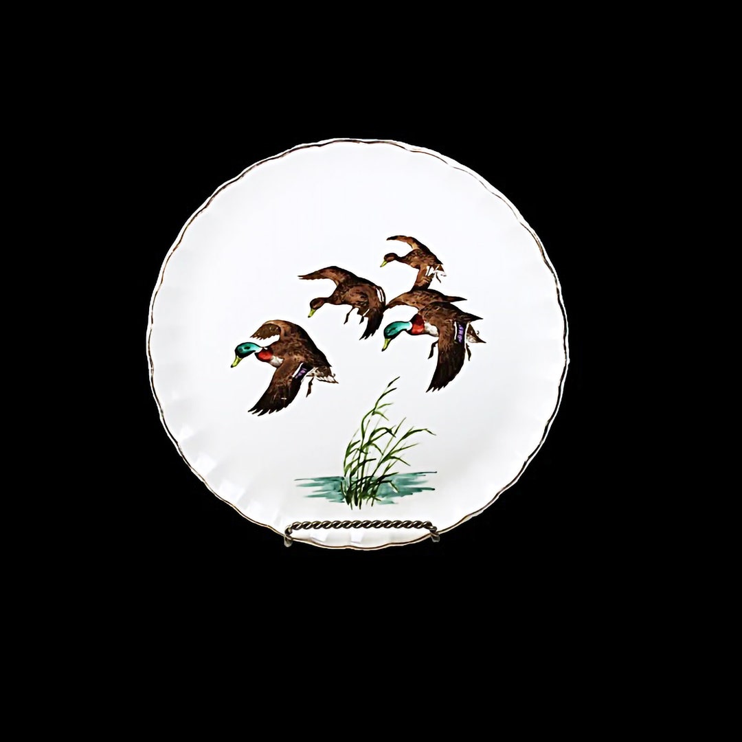 Luncheon Plate, WS George, Philippe, Game Birds, Hand Painted - Etsy