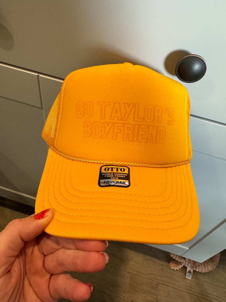 Go Taylor's Boyfriend OTTO Foam Trucker Hat Taylor Swift Travis Kelce ...