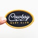 Cowboy Surfs Club Iron-on Patch Western - Etsy