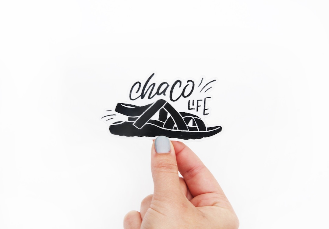Chaco Life Vinyl Sticker Hiker - Etsy