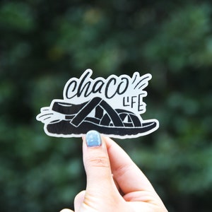Chaco Life Vinyl Sticker Hiker - Etsy