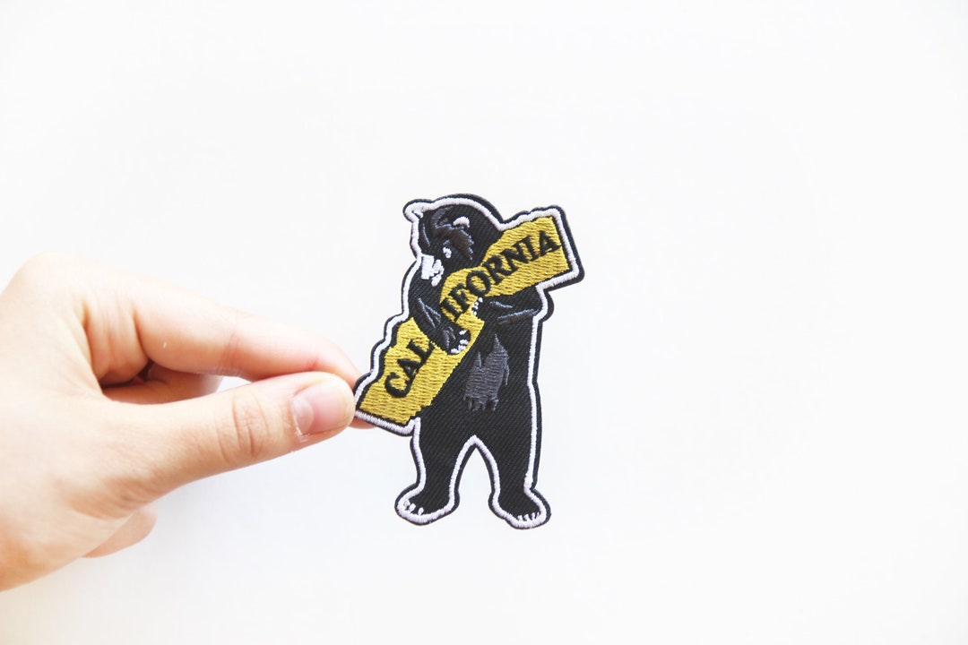 California Iron-on Patch I Love California Bear Golden State - Etsy