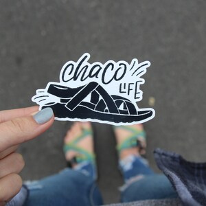 Chaco Life Vinyl Sticker Hiker - Etsy