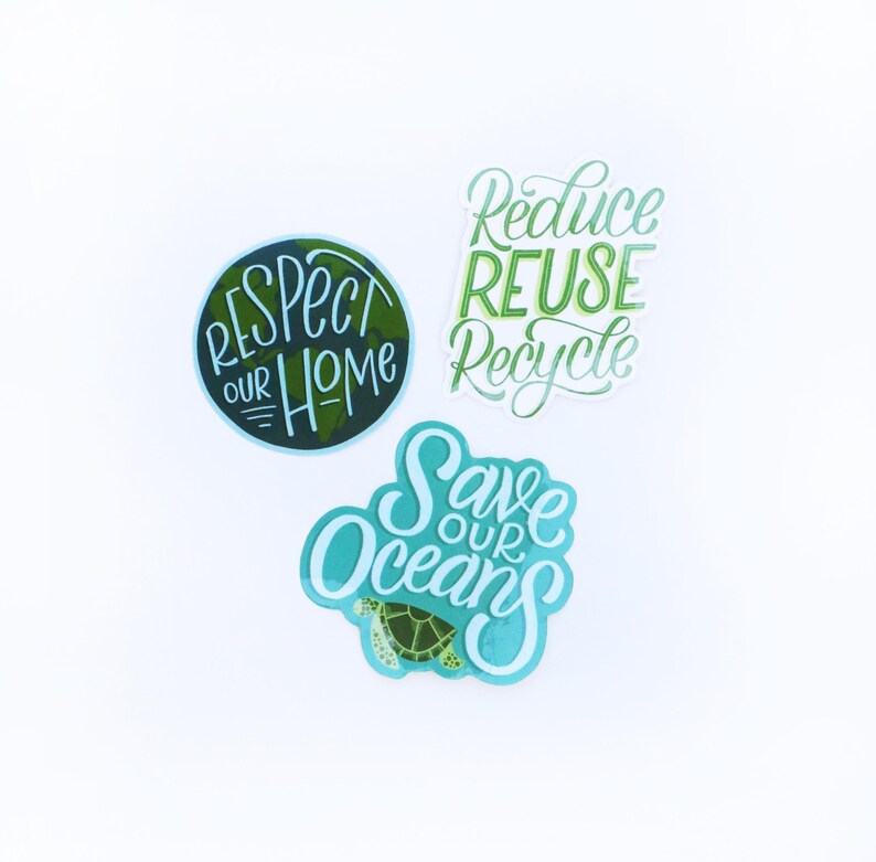 Respect Our Home Vinyl Sticker Earth Envrionment - Etsy