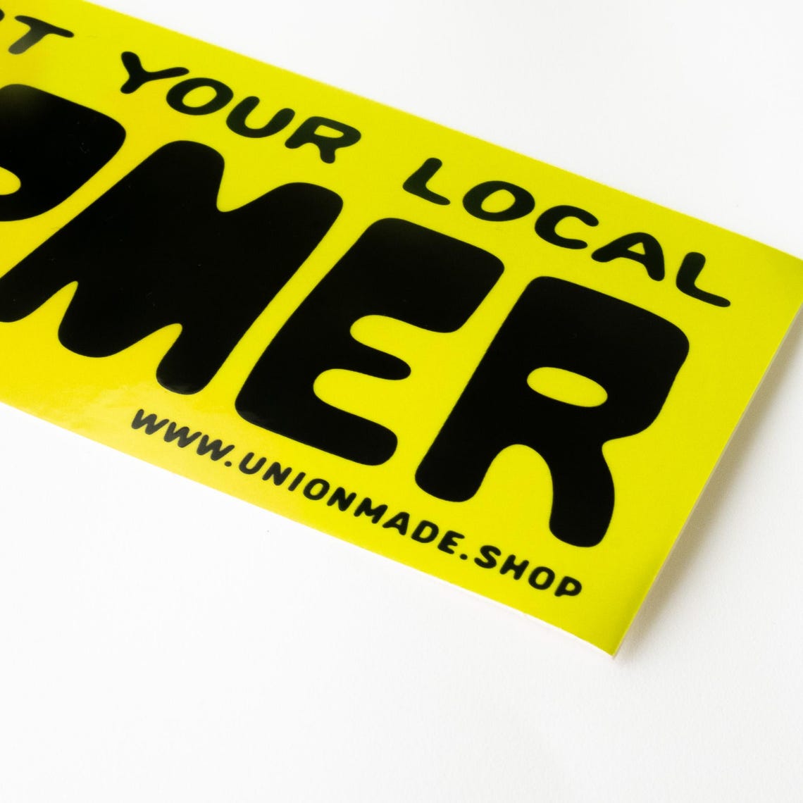 Bumper Sticker, Support Your Local Farmer - Waterproof Vinyl Sticker ...