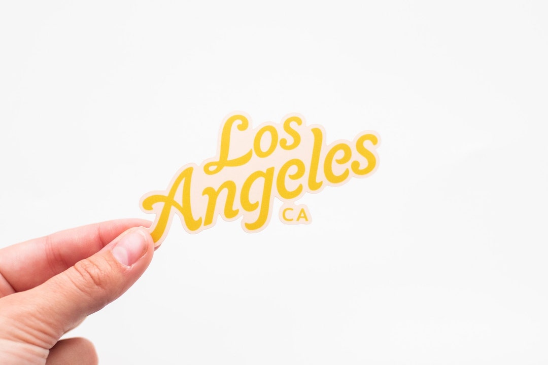Los Angeles Lettering - Vinyl Sticker - L.A. California City - Etsy