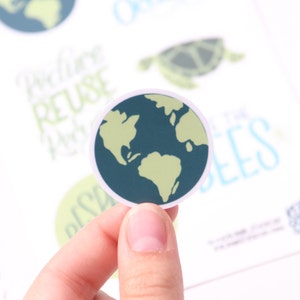 Environmentalist Vinyl Sticker Sheet Mini | Etsy
