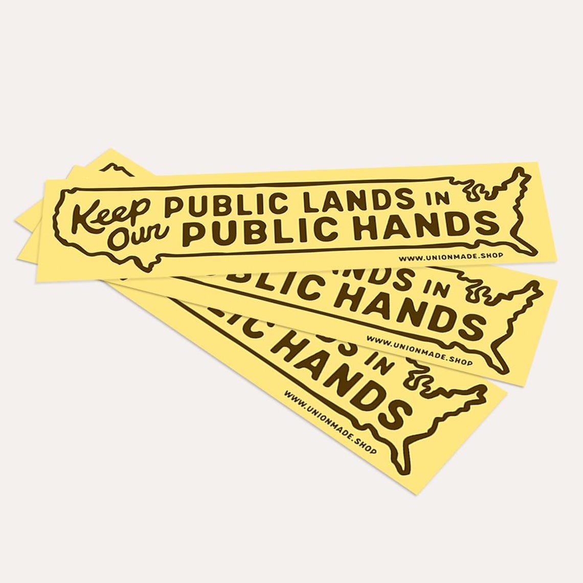 Bumper Sticker, Keep Our Public Lands in Public Hands - Waterproof ...