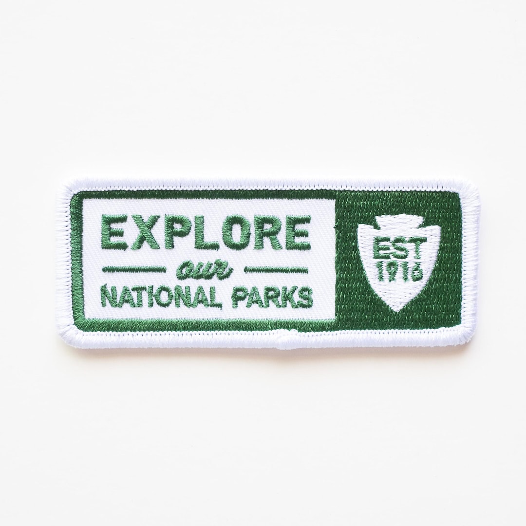 Explore Our National Parks - Embroidered Iron-on Patch - Camping ...