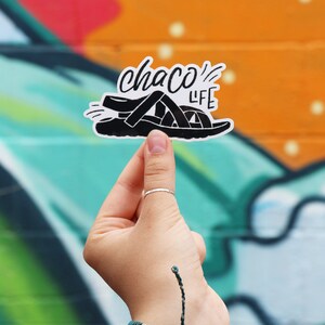 Chaco Life Vinyl Sticker Hiker - Etsy