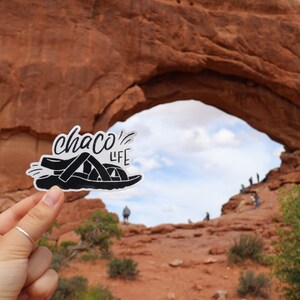 Chaco Life Vinyl Sticker Hiker - Etsy