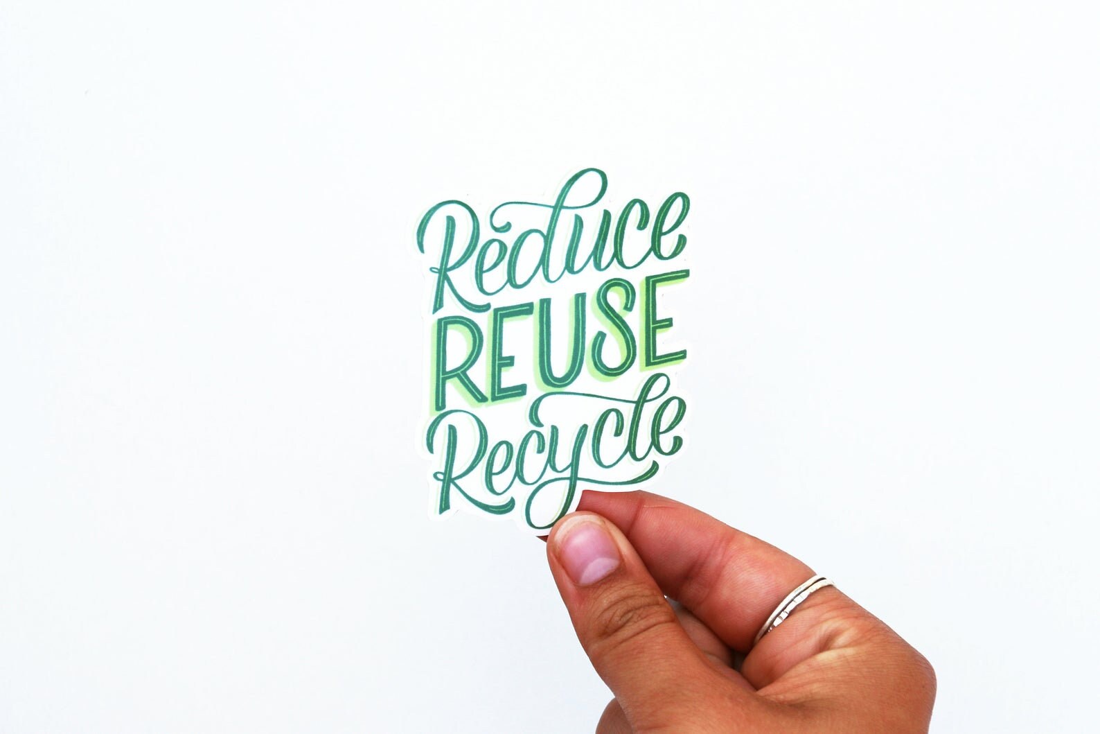 Environmentalist Vinyl Sticker Pack Reduce Reuse Recycle | Etsy