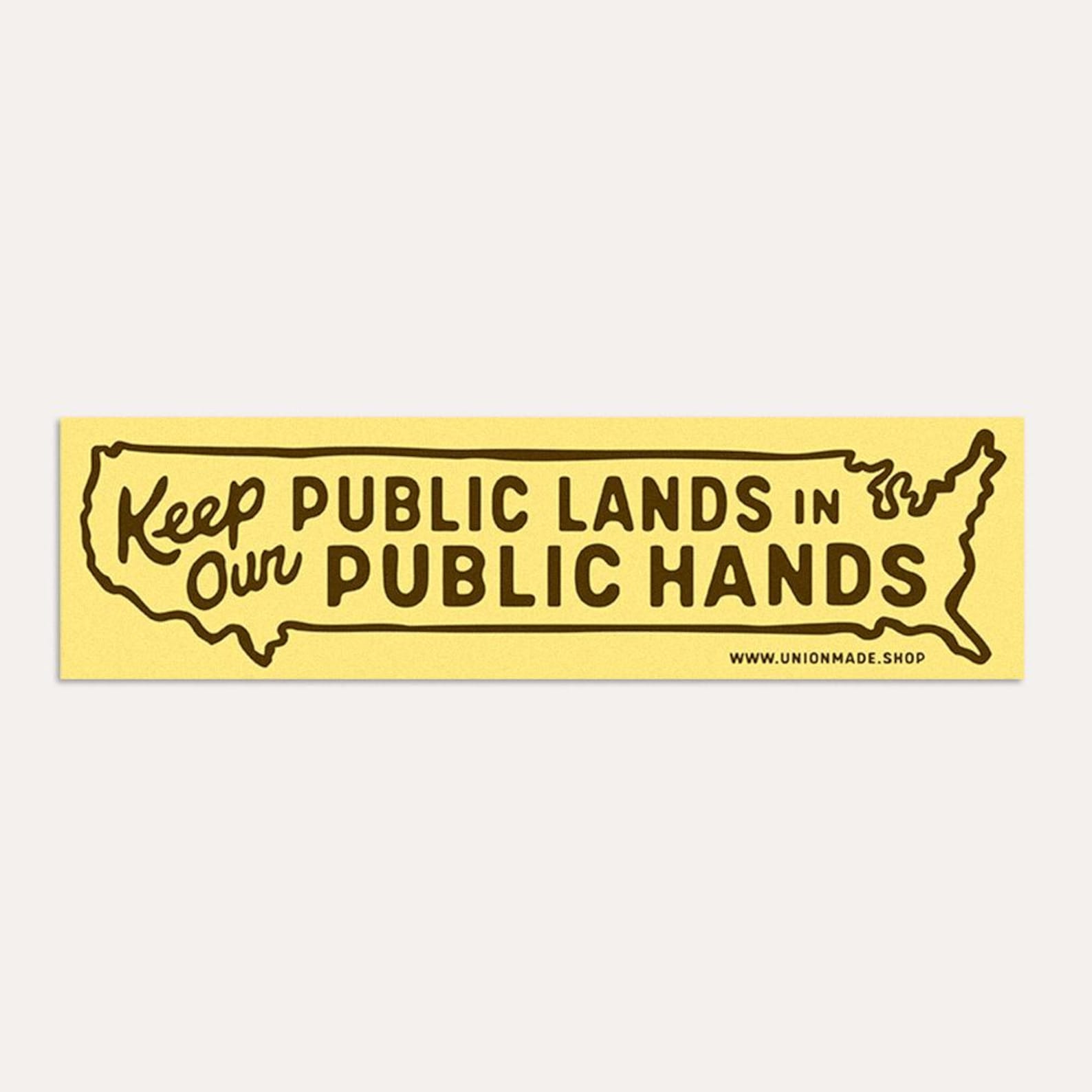 Bumper Sticker, Keep Our Public Lands in Public Hands - Waterproof ...