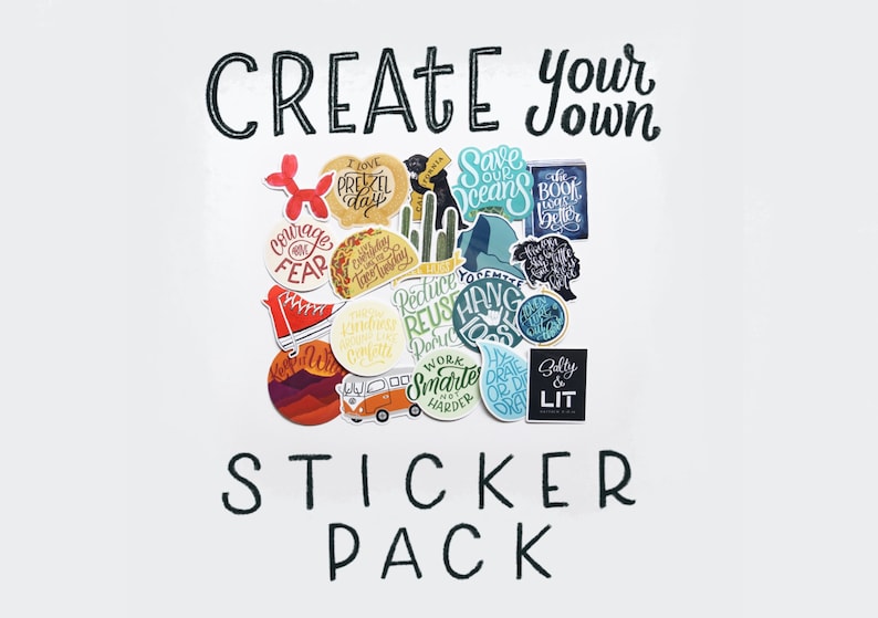 Create Your Own Sticker Pack | Etsy