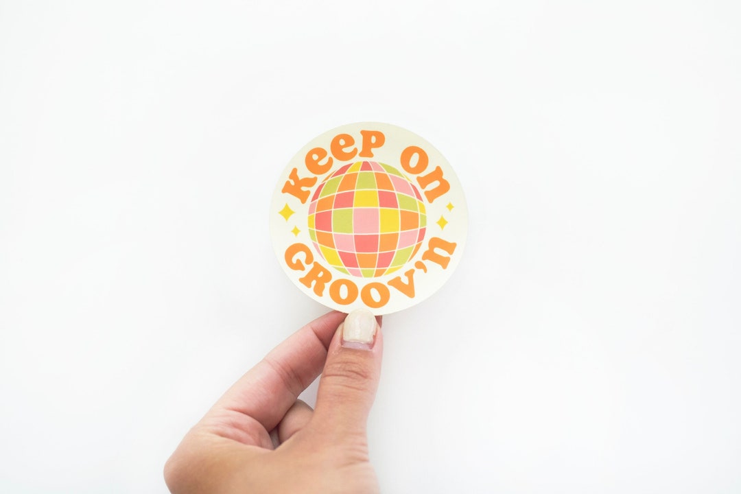 Keep on Groov'n Vinyl Sticker - Etsy