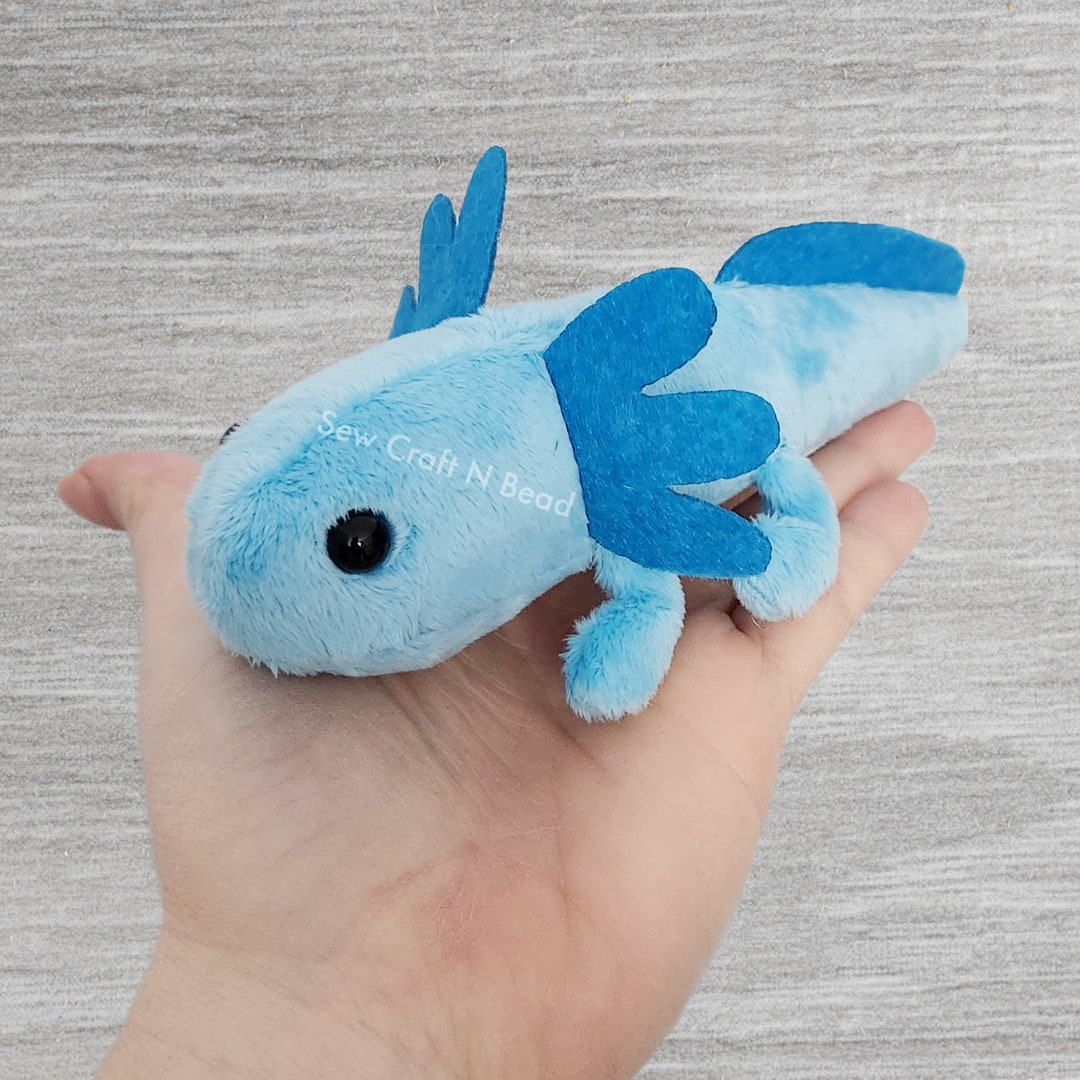 MADE TO ORDER Blue Axolotl Plush Handmade - Etsy