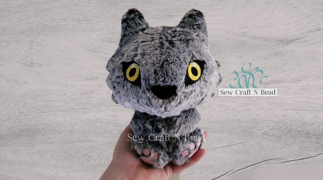 Gray Werewolf Plush Stuffed Animal (READY TO SHIP) - Etsy
