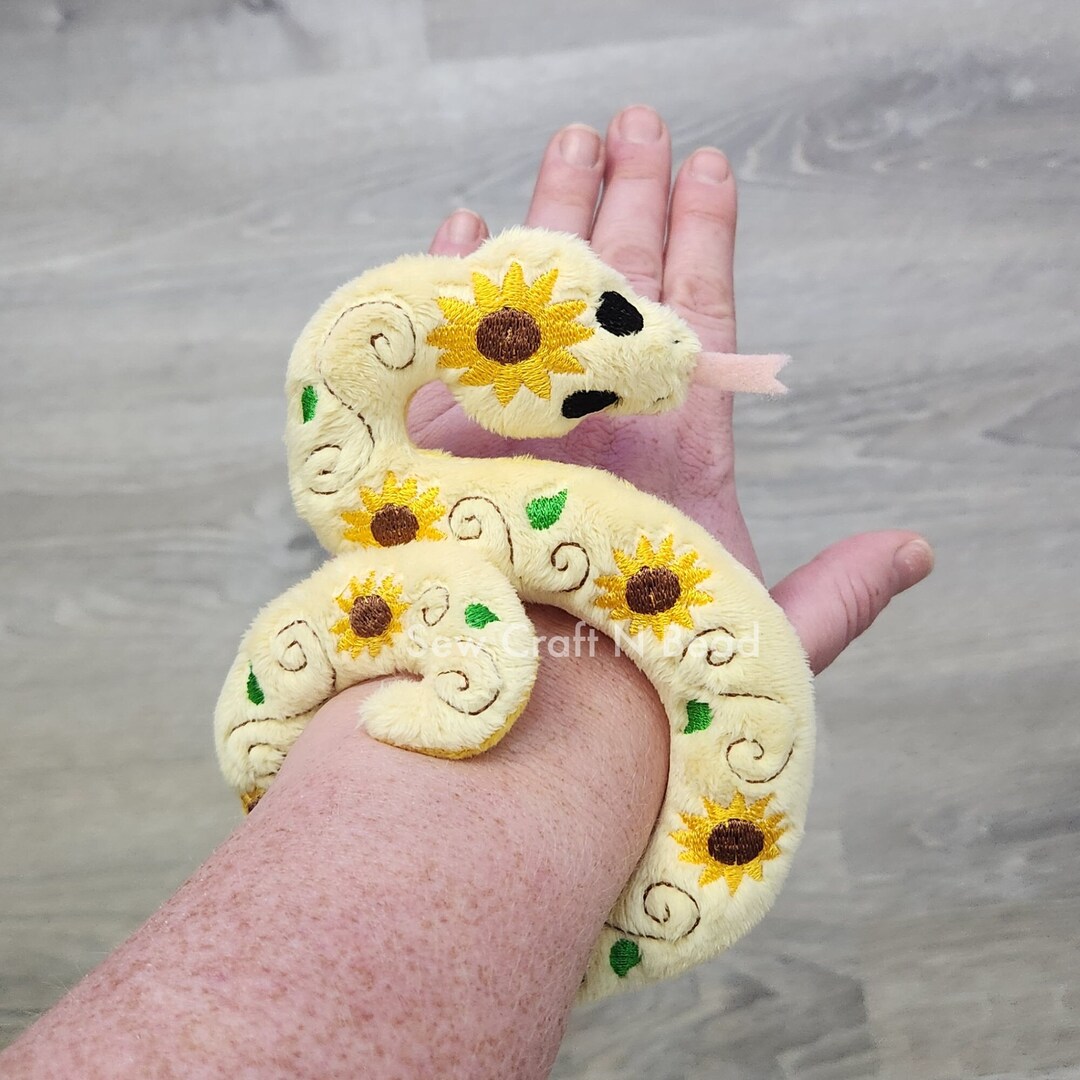 Sunflower Snake Plush (READY TO SHIP) - Etsy