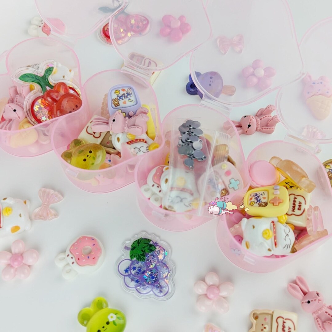 DIY Cabochon Kit Charms Crafts Storage Box (1 Kit) - Etsy