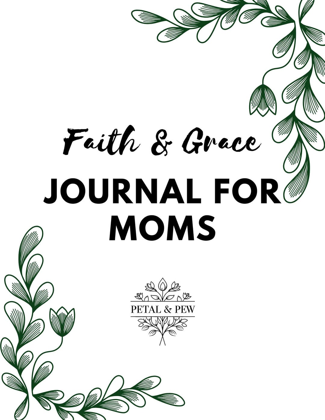 Faith & Grace Scripture Journal for Moms – Printable Reflection Bundle ...