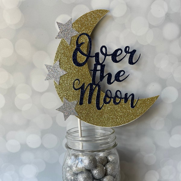 Baby Shower Theme Over the Moon - Etsy