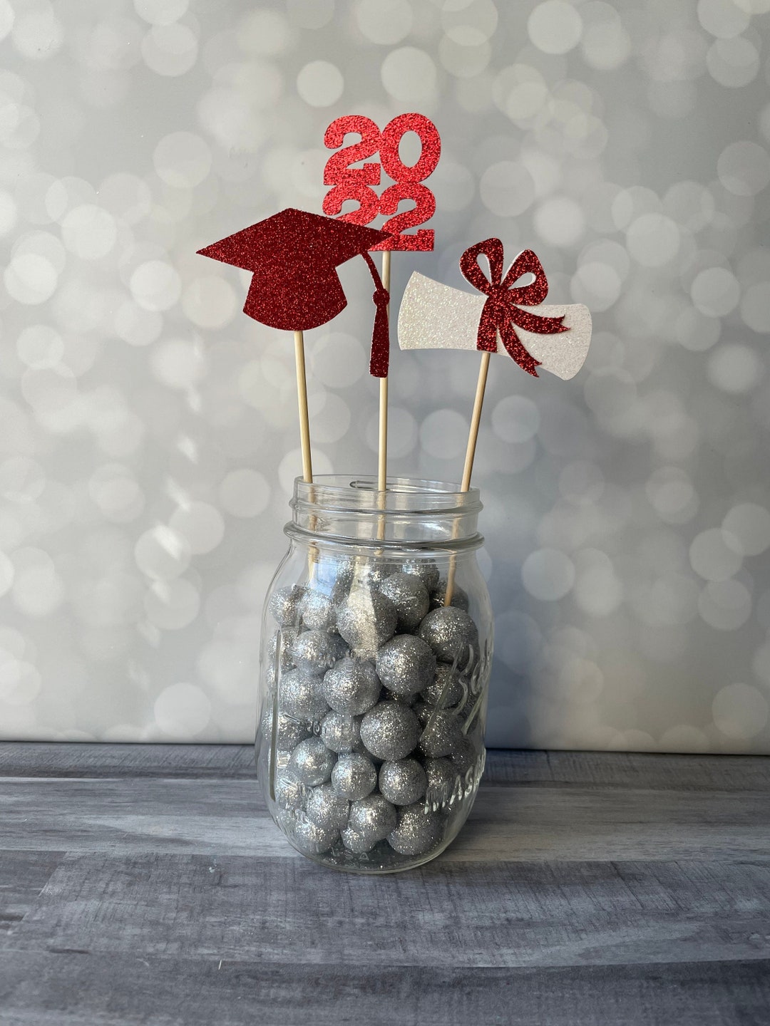 Graduation Centerpiece Sticks Diploma & Graduation Hat Picks - Etsy