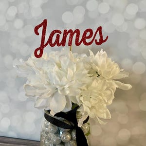 Personalized Name Centerpiece Sticks, Graduation, Retirement, Birthday ...