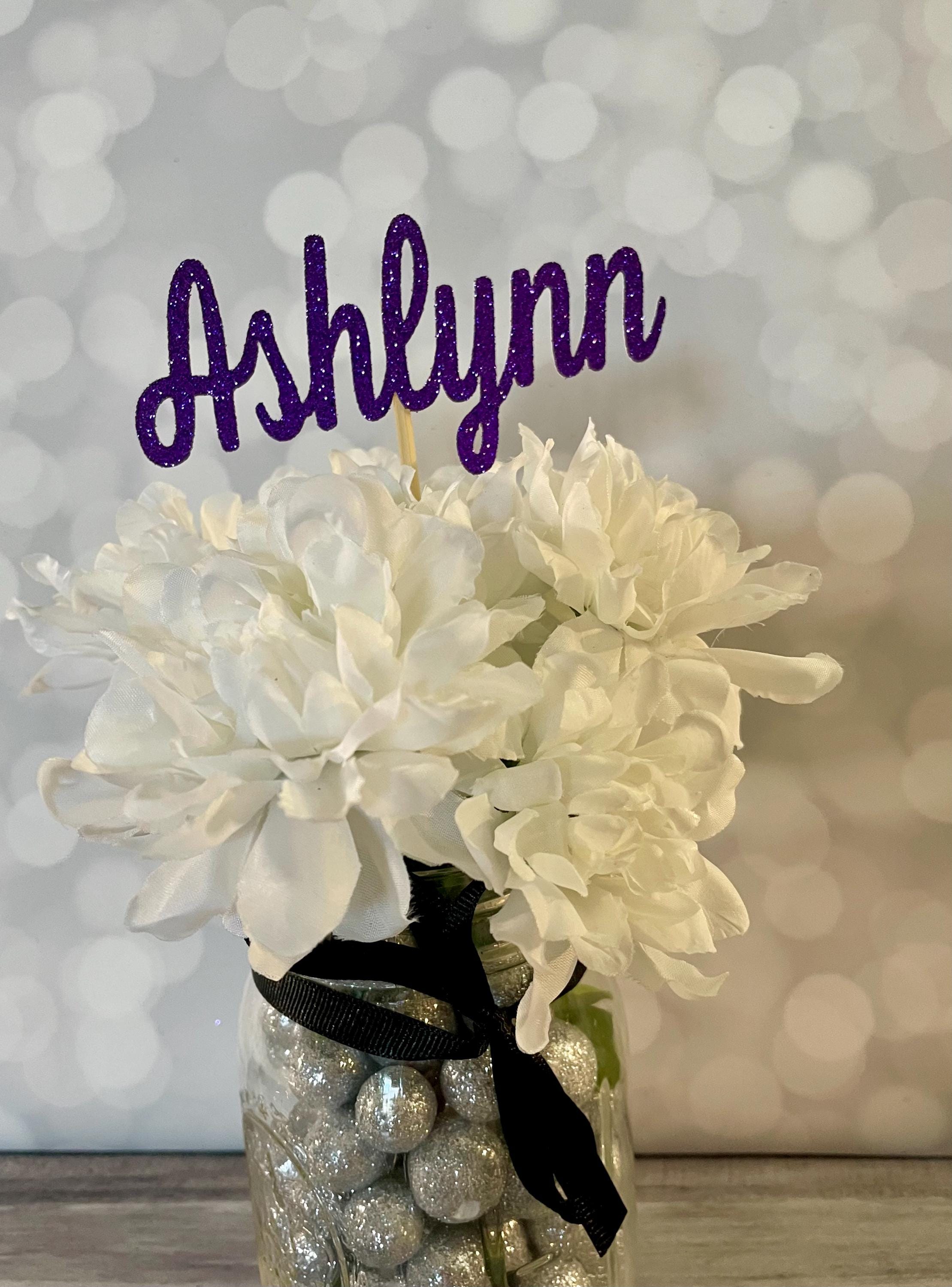 Personalized Name Centerpiece Sticks, Graduation, Retirement, Birthday ...