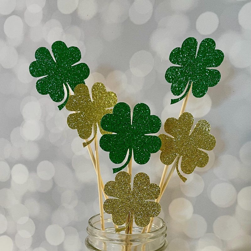 Shamrock Cake Topper - Etsy