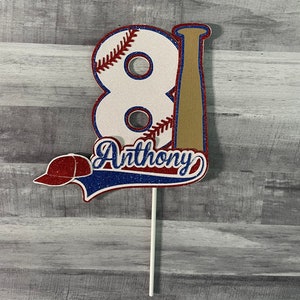 Baseball Party Cake Topper, Rookie of the Year Party Theme ...