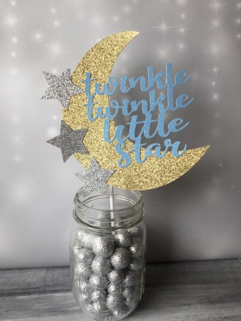 Twinkle Twinkle Little Star Cake Topper Twinkle Baby Shower - Etsy