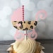 Leopard & Pink Baby Shower Cupcake Toppers Its a Girl Shower - Etsy