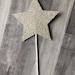 Glitter Star Centerpiece Picks, Set of 5 Assorted Size Stars, Star ...
