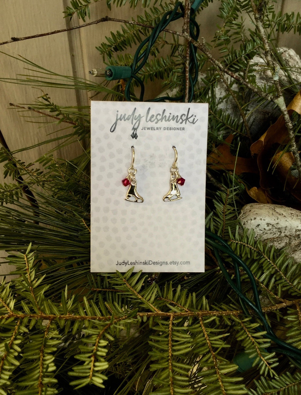 Sterling Silver Ice Skating Earrings, Ice Skate Earrings, Olympic Sport ...